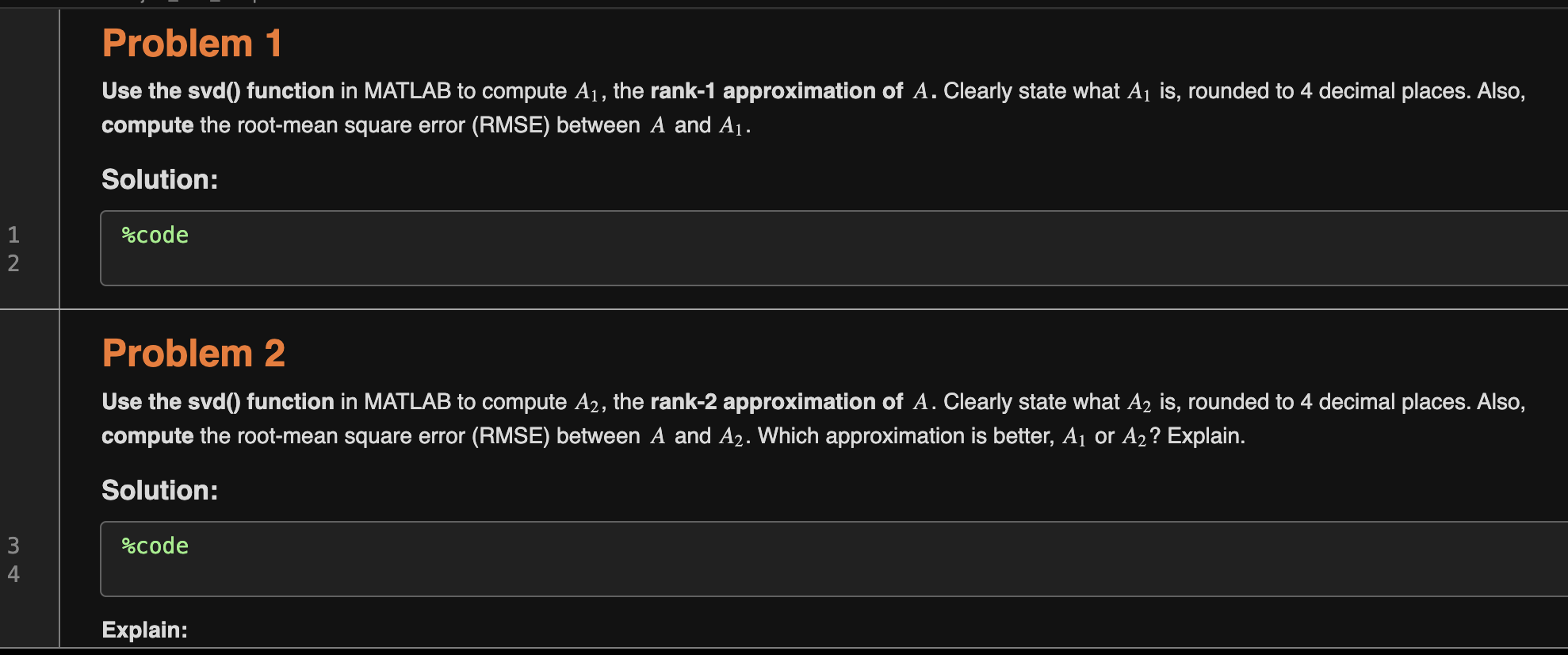 Solved HELP W/ Problems #1 & #2 PleaseI'm attaching the | Chegg.com
