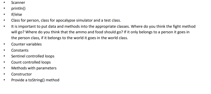 Solved - Scanner - println() - If/else - Class for person, | Chegg.com