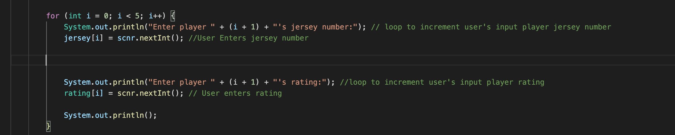 Solved How would I add limits to this loop for the user to | Chegg.com