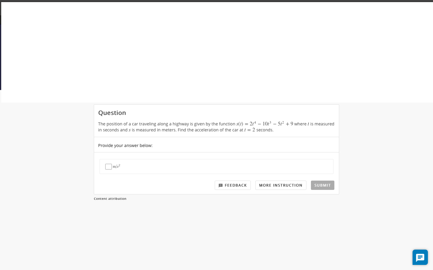 Solved Question The Position Of A Car Traveling Along A