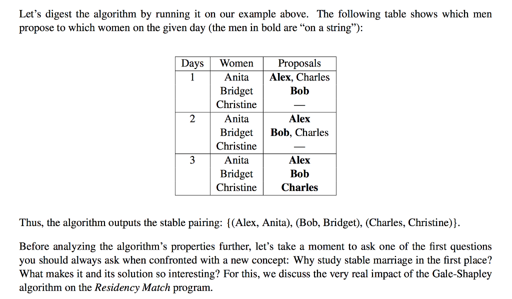 4 Long Courtship (a) Run the traditional (i.e., male | Chegg.com