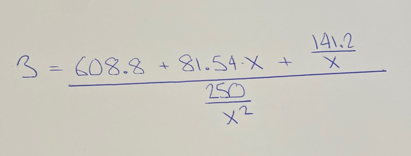Solved \\( 3=\\frac{608.8+81.54 \\cdot | Chegg.com