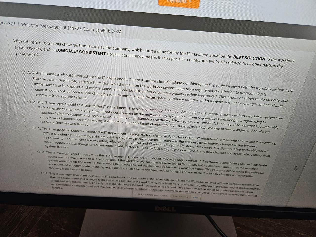 Solved With reference to the workflow system issues at the | Chegg.com