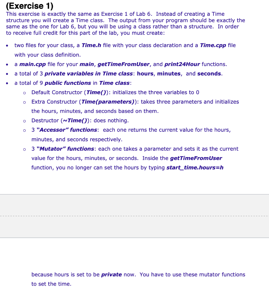Solved (Exercise 1) This exercise is exactly the same as | Chegg.com
