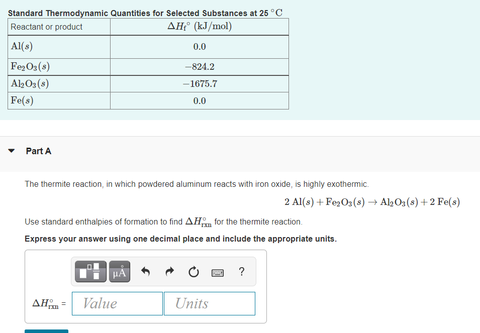 Solved Standard Thermodynamic Quantities for Selected | Chegg.com