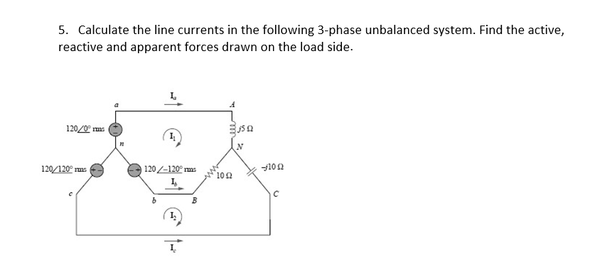 Solved AC Circuits, 3-Phase Systems and Power 1. Solve the | Chegg.com