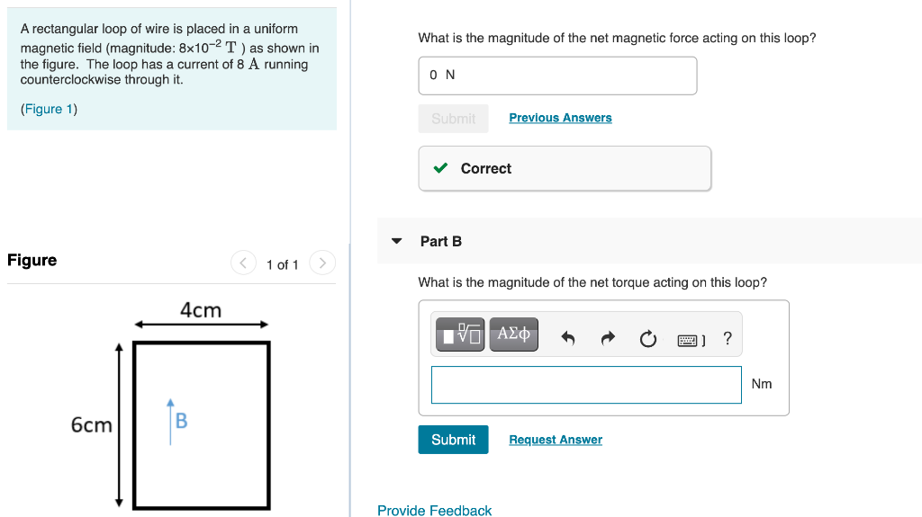 Solved What is the magnitude of the net magnetic force | Chegg.com