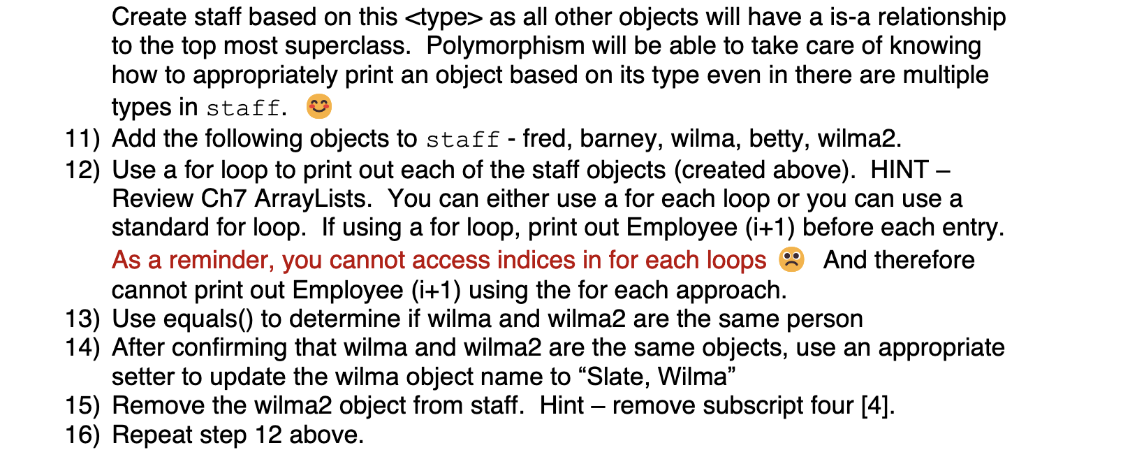 Solved Coders will create a Person Interface based on the | Chegg.com