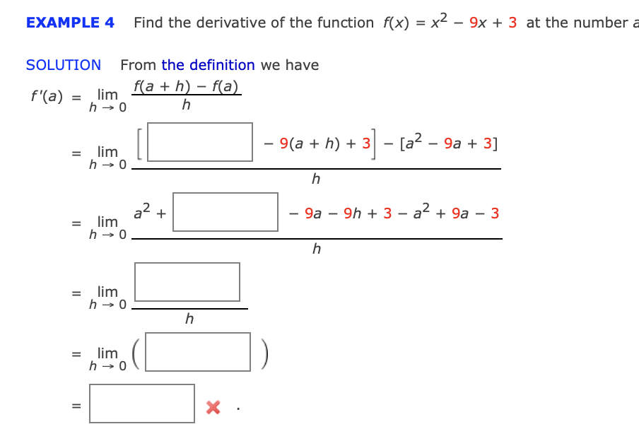 Solved EXAMPLE 4 Find the derivative of the function | Chegg.com