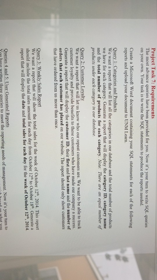 Solved Overview of Project The class project will require | Chegg.com