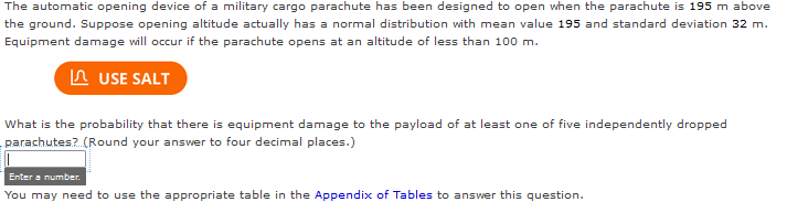 Solved The automatic opening device of a military cargo | Chegg.com