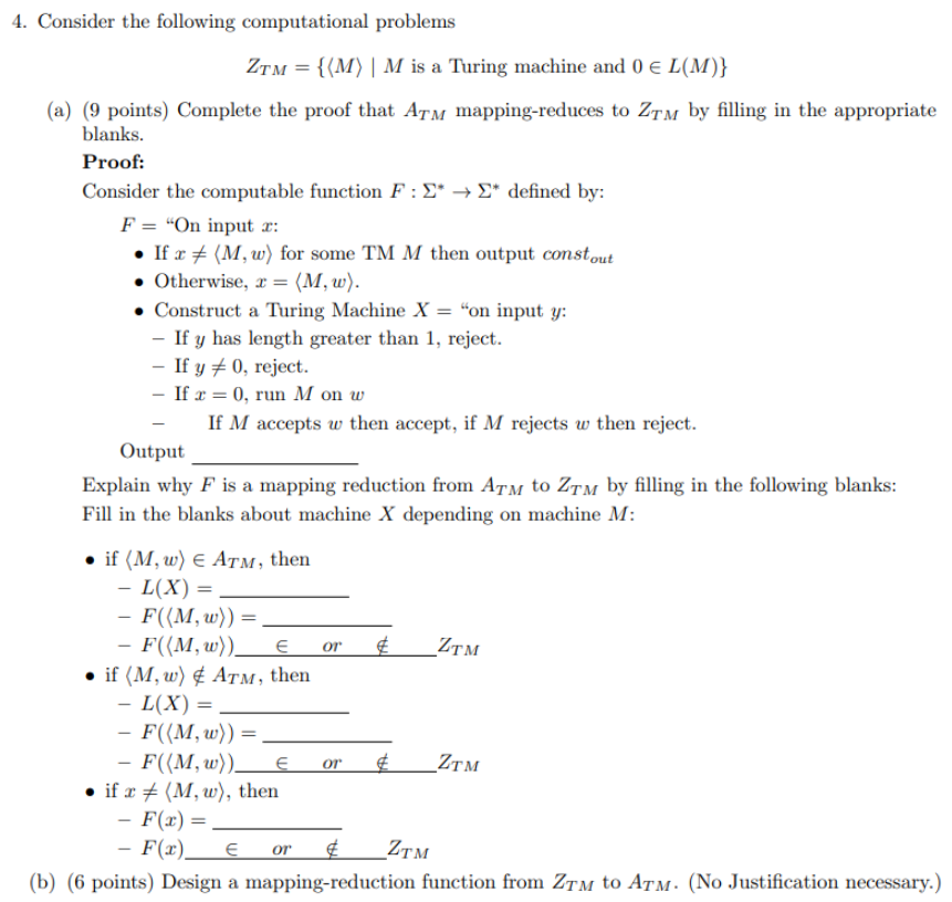 Solved onsider the following computational problems | Chegg.com