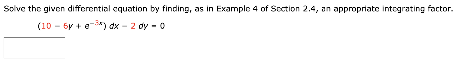 Solved Solve the given differential equation by finding, as | Chegg.com