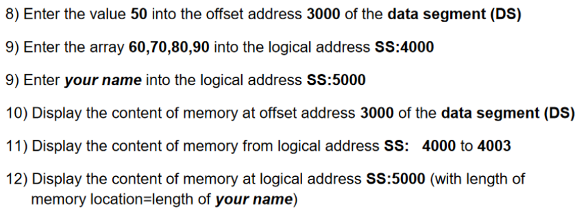 Solved Microprocessors Show the result and screenshot please | Chegg.com