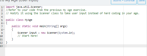 Solved Exercise : My Age (User Input) Spoints Let's Go! | Chegg.com