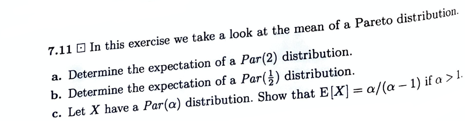 Solved 7.11 In This Exercise We Take A Look At The Mean Of A 