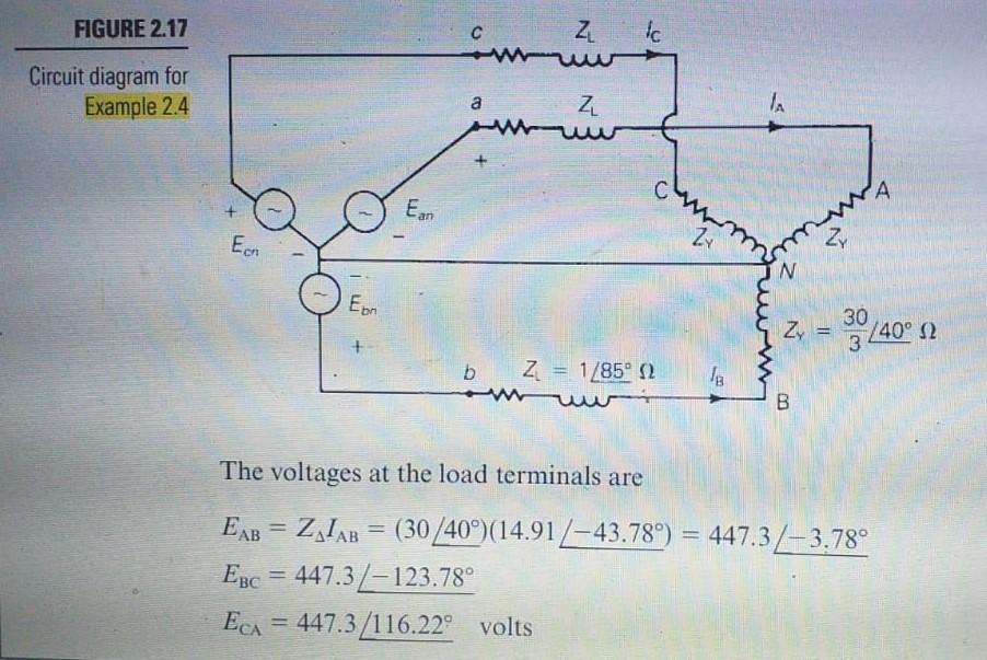 Solved Draw the sequence networks for the circuit of Example | Chegg.com
