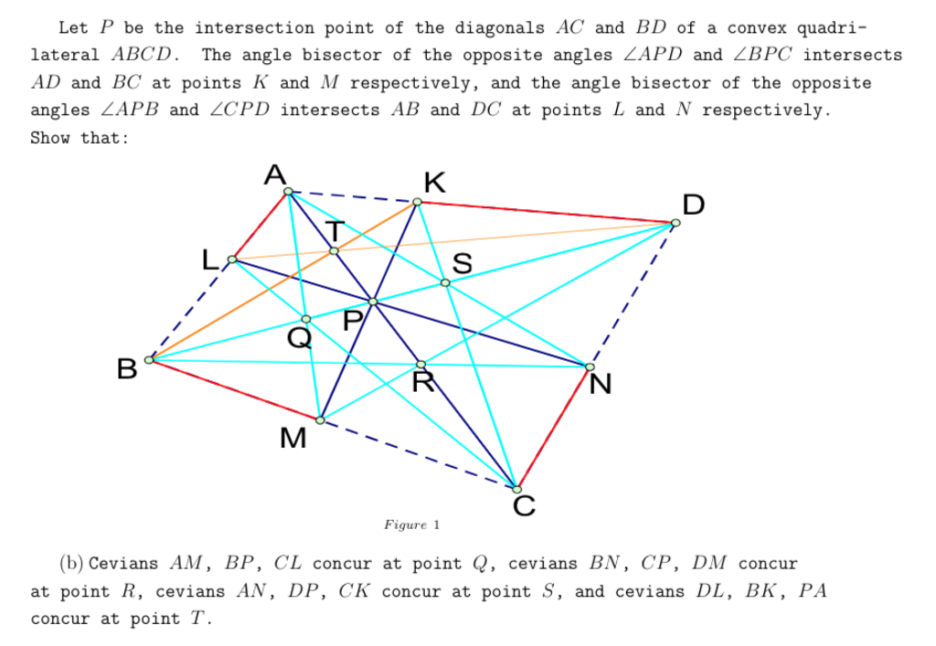 Solved Let P be the intersection point of the diagonals AC | Chegg.com