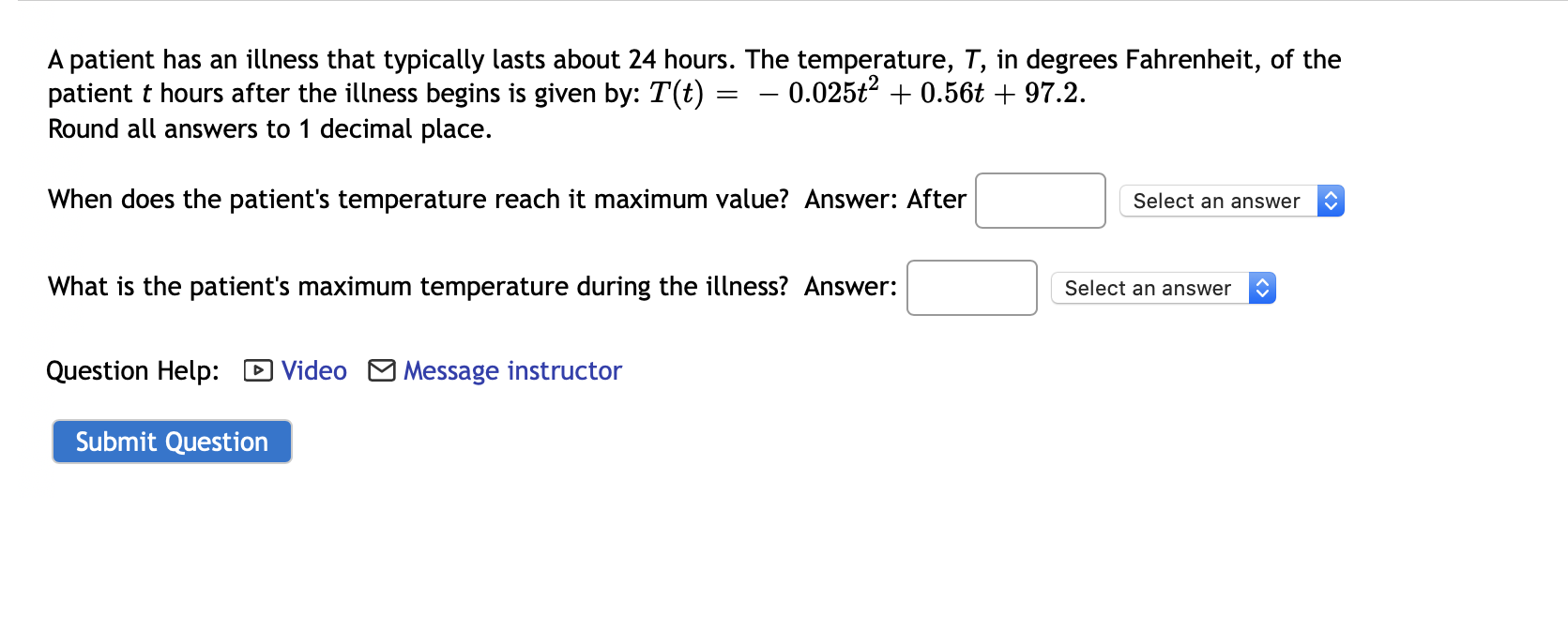 Solved A patient has an illness that typically lasts about | Chegg.com