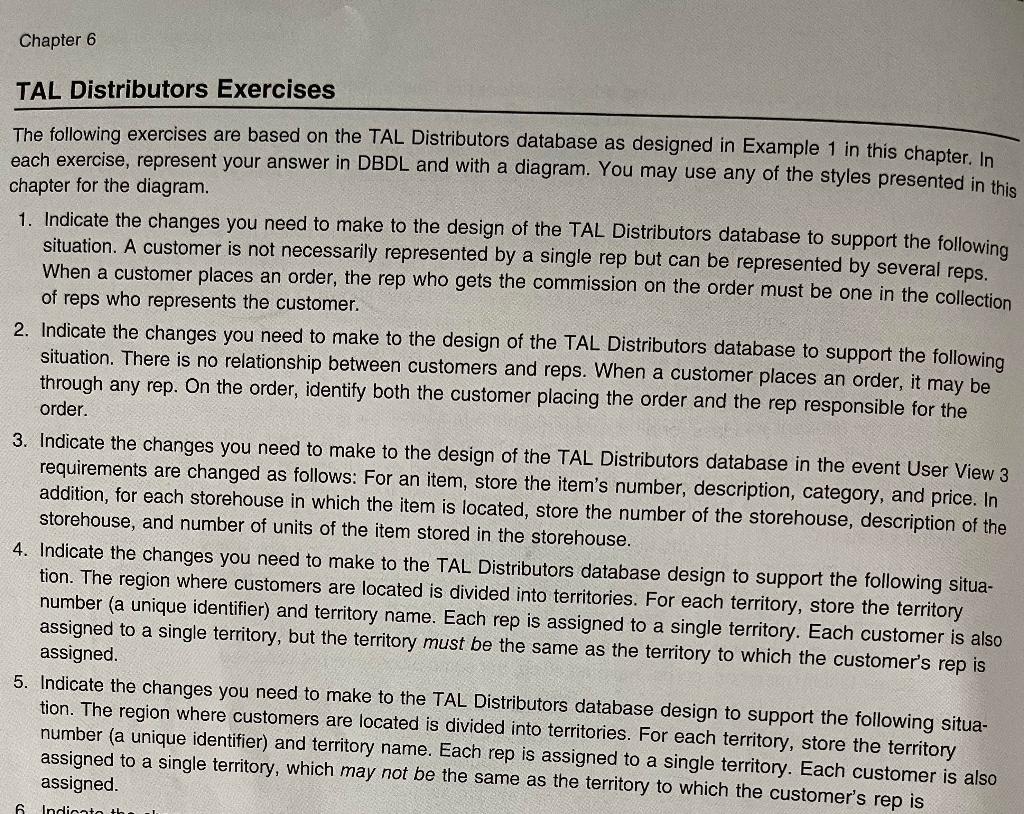 Solved Need help on TAL Distributors Exercise #2 please. 2. | Chegg.com