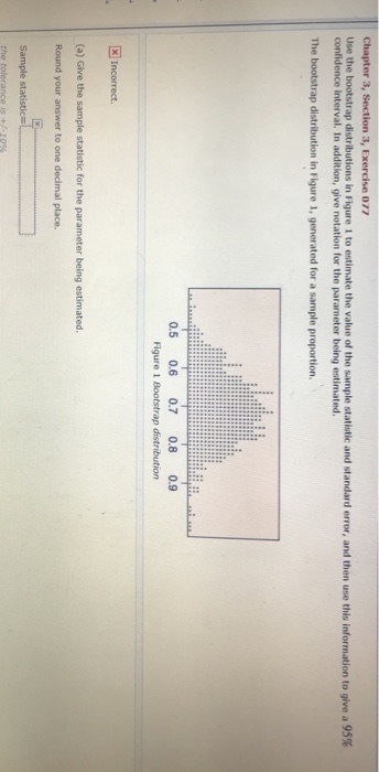 Solved Chapter 3, Section 3, Exercise 077 Use the bootstrap | Chegg.com