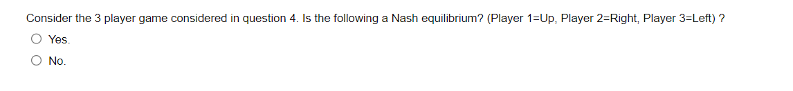 Solved Question 4 Consider the following three player game, | Chegg.com
