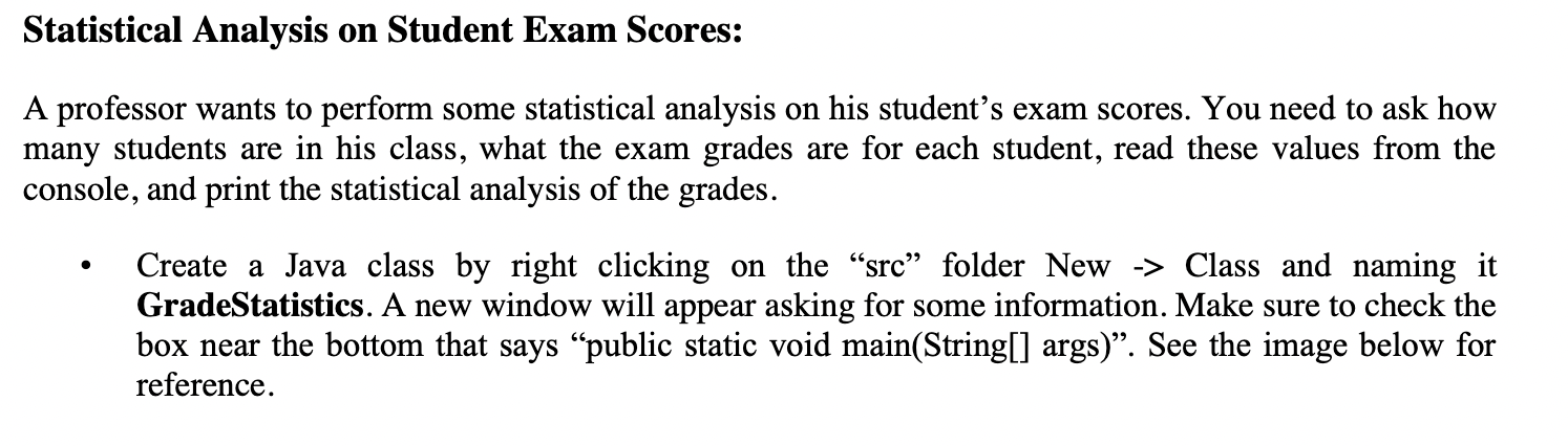 Solved Statistical Analysis on Student Exam Scores: A | Chegg.com