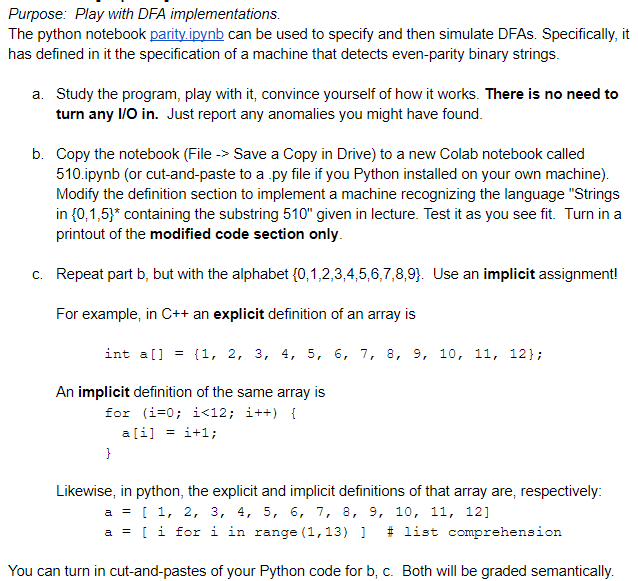 parity.ipynb } }, "cells": [ { | Chegg.com