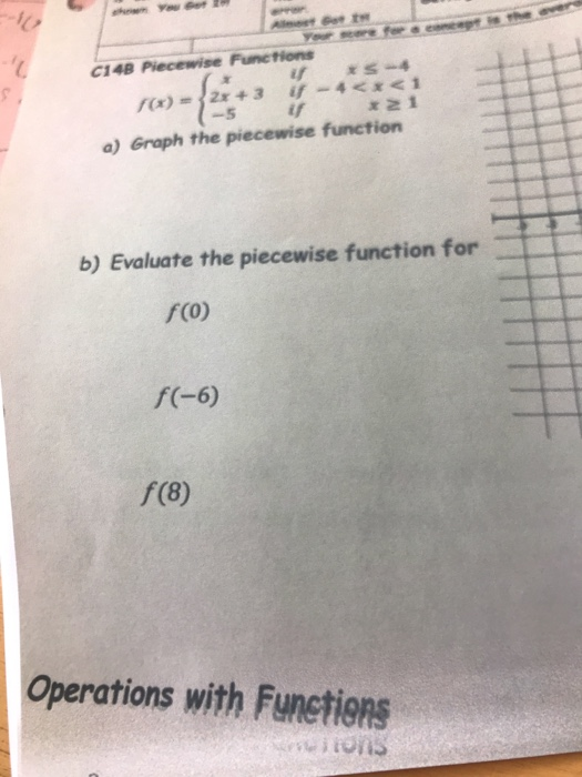 Solved C14B Piecewise Functions if-4 | Chegg.com