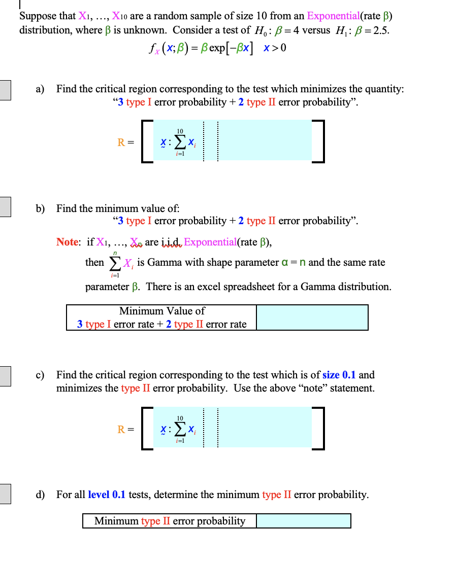 Suppose that X1,…,X10 are a random sample of size 10 | Chegg.com