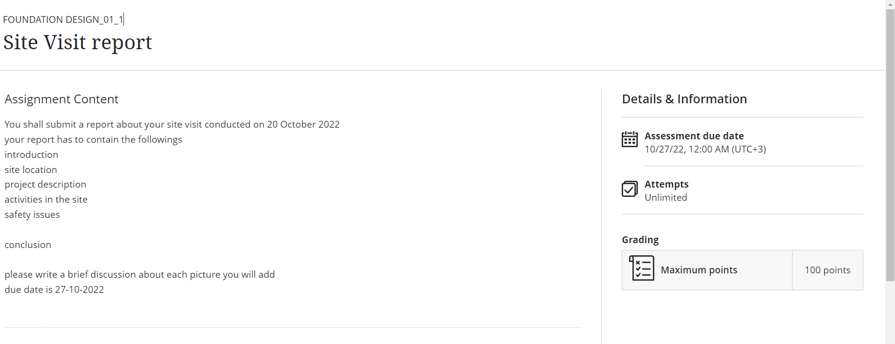 Assignment Content You shall submit a report about | Chegg.com