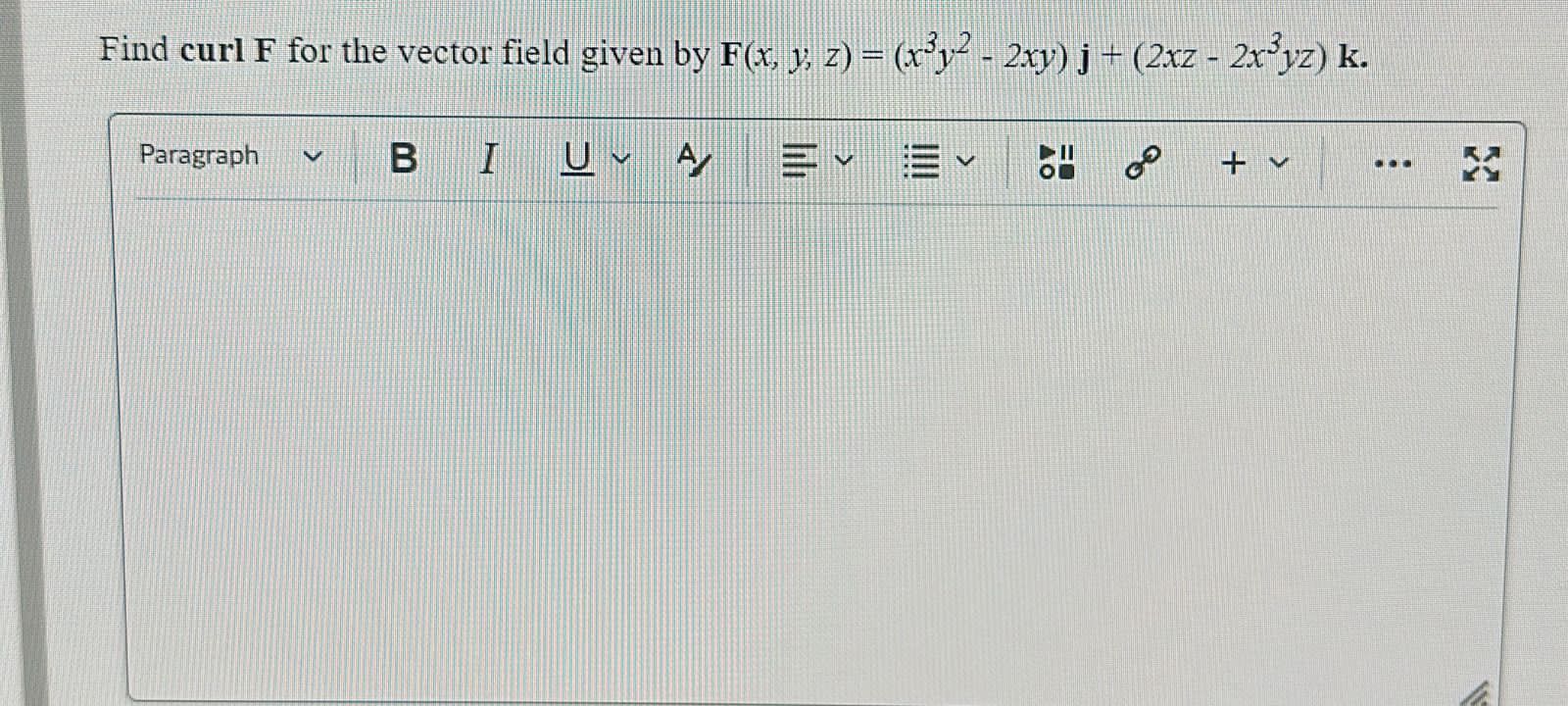 Solved Find curl F for the vector field given by | Chegg.com