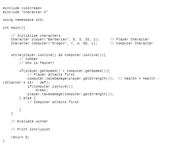 For this programming project, you will be coding a | Chegg.com