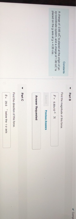 Solved Comp Part B Constants Find the magnitude of this | Chegg.com