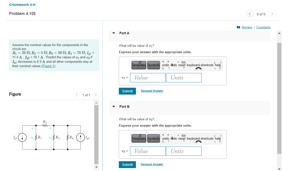 Solved Figure Part B What will be value of v2 ? Express your | Chegg.com