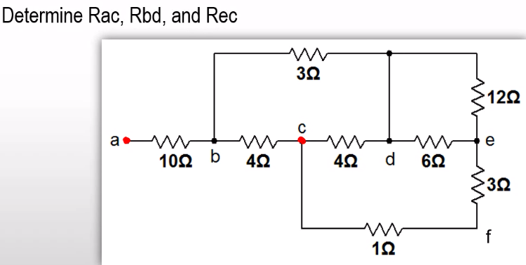 Solved Determine Rac, Rbd, and Rec w 322 $ 1222 C aw m e | Chegg.com