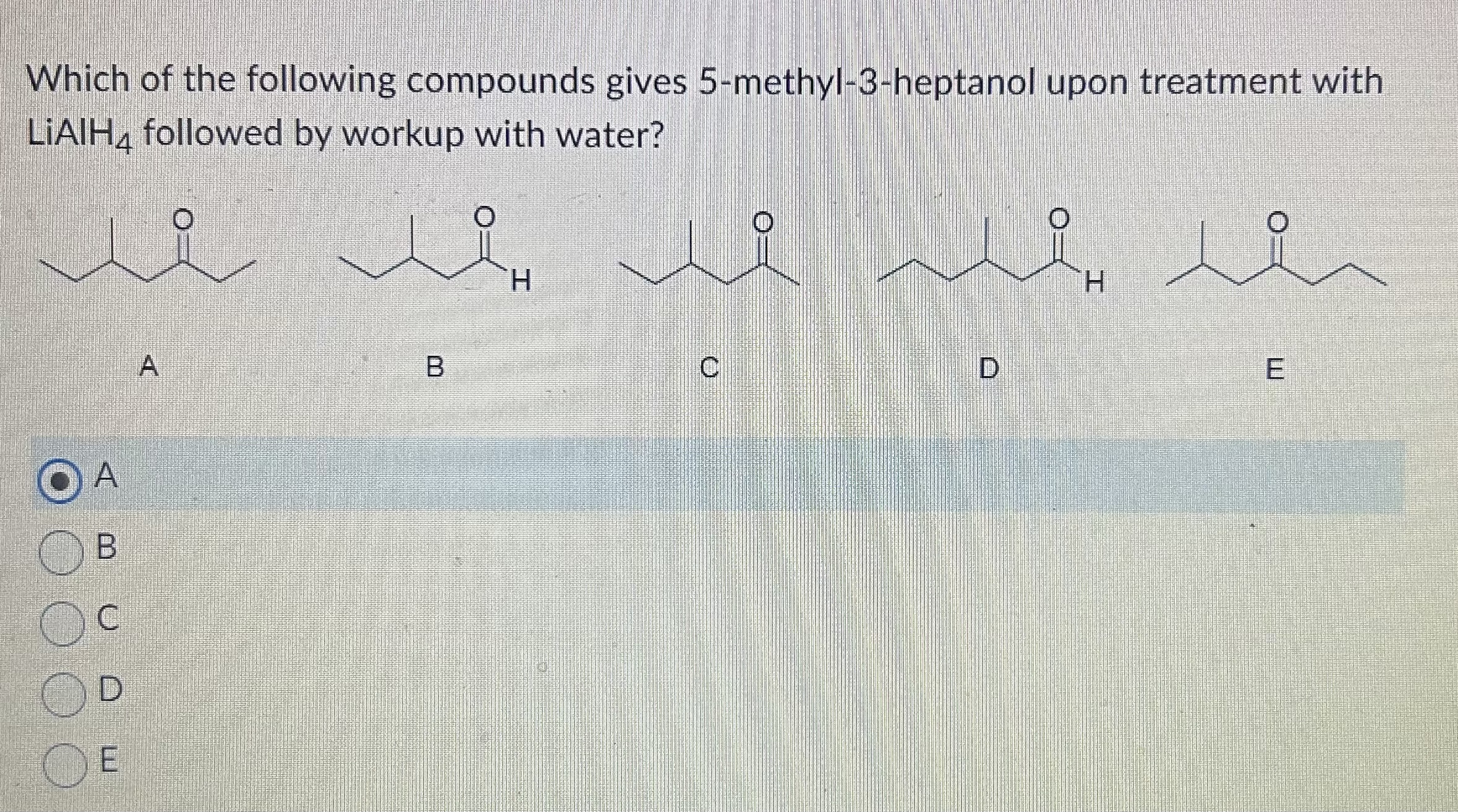 Solved Which of the following compounds gives | Chegg.com