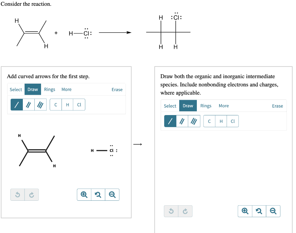 Solved Consider the reaction. Add curved arrows for the | Chegg.com