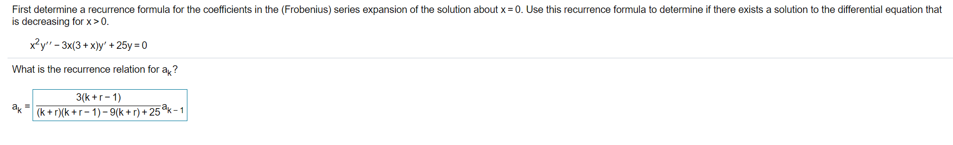 Solved First Determine A Recurrence Formula For The