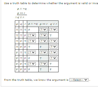 Solved Use a truth table to determine whether the argument | Chegg.com