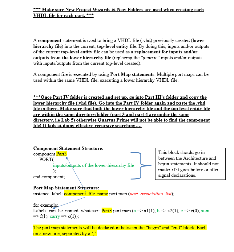Solved Part III - VHDL: One-bit Full Adder It's easy to | Chegg.com