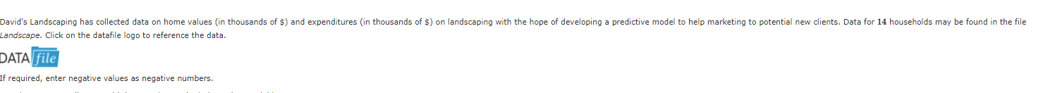 Solved Landscape. Click on the datafile logo to reference | Chegg.com