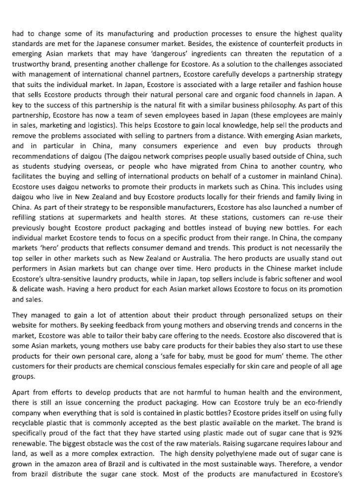 Solved Auckland factory, and a small number are brought in | Chegg.com