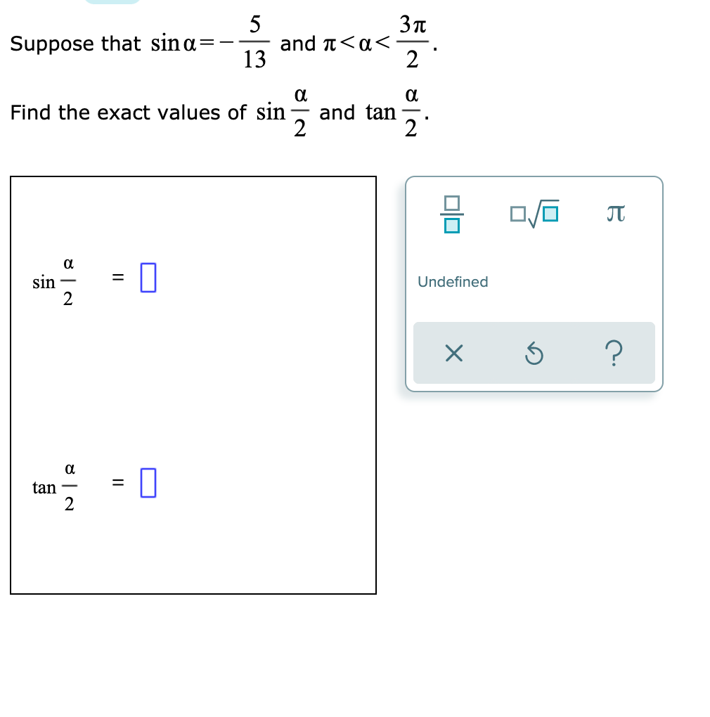 Solved 5 Suppose that sinar 3п and π