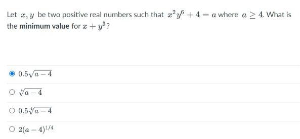 Solved Let z, y be two positive real numbers such that x²y + | Chegg.com