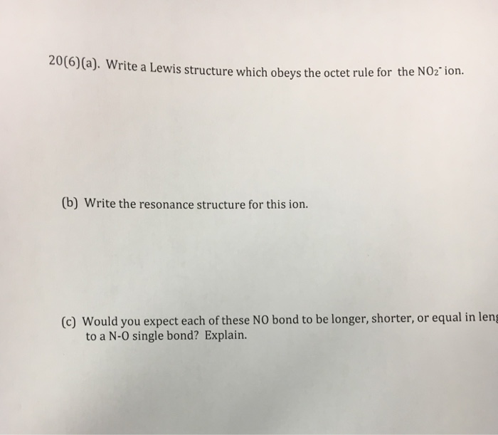 Solved Write a Lewis structure which obeys the octet rule | Chegg.com