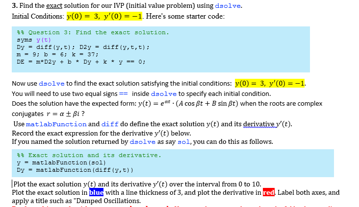 Solved Lab 4: Model of a Spring-Mass-Damper Consider this | Chegg.com