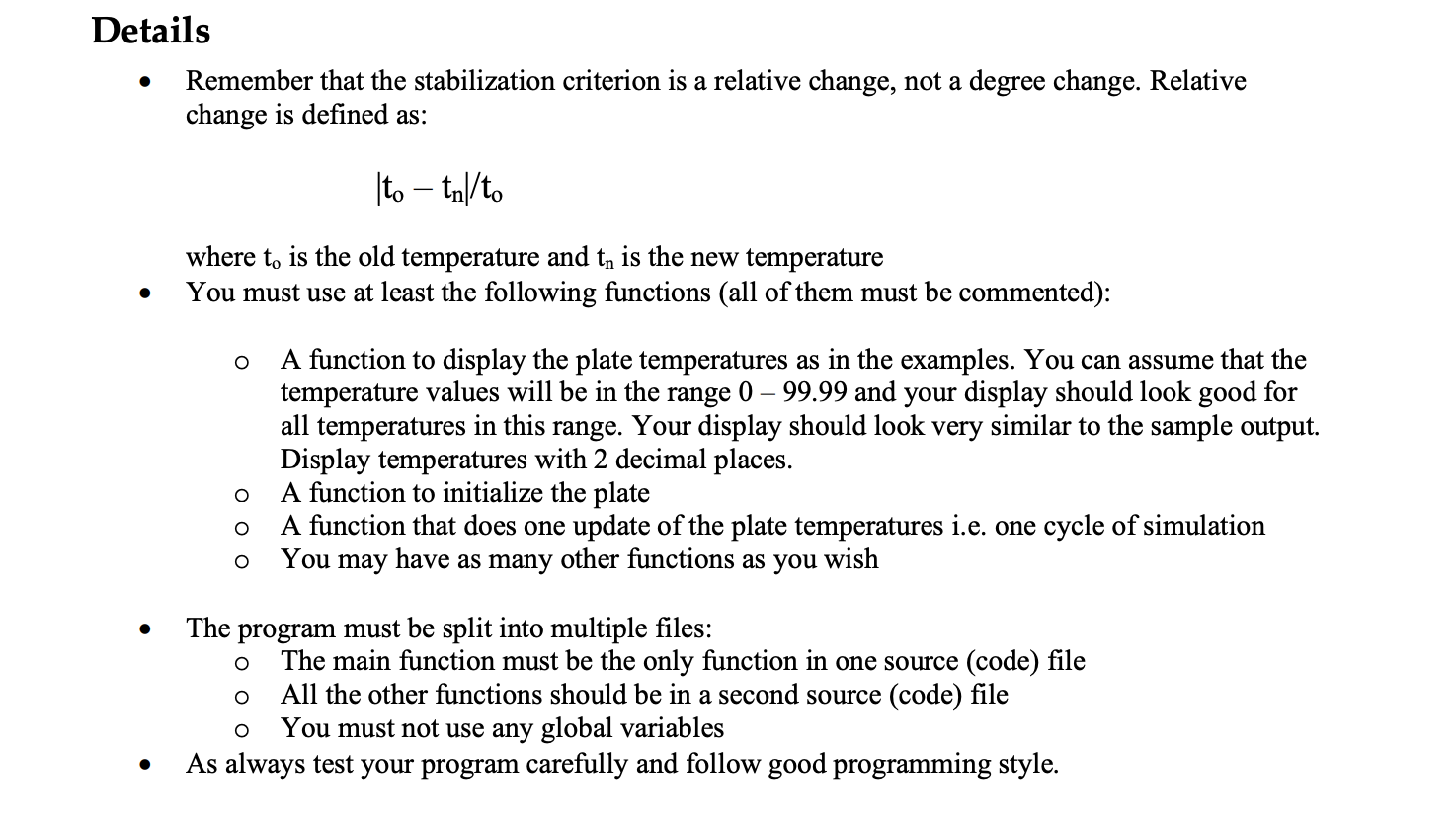Scenario The scenario is a heat-flow simulation of | Chegg.com
