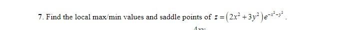 Solved Need help for this multivariable calculus problem: | Chegg.com