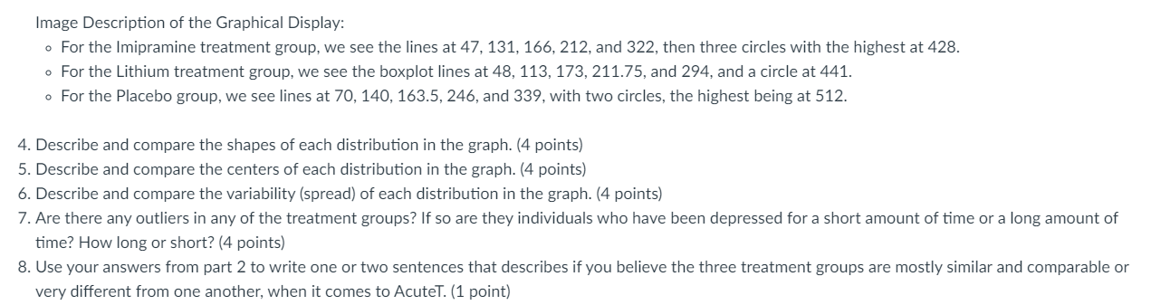 Solved Part 2 Summarizing and Comparing Quantitative | Chegg.com